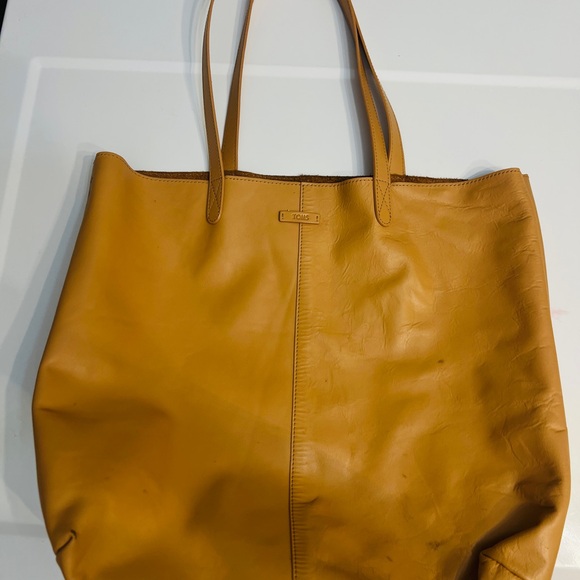 Toms | Bags | Toms Leather Tote Bag | Poshmark